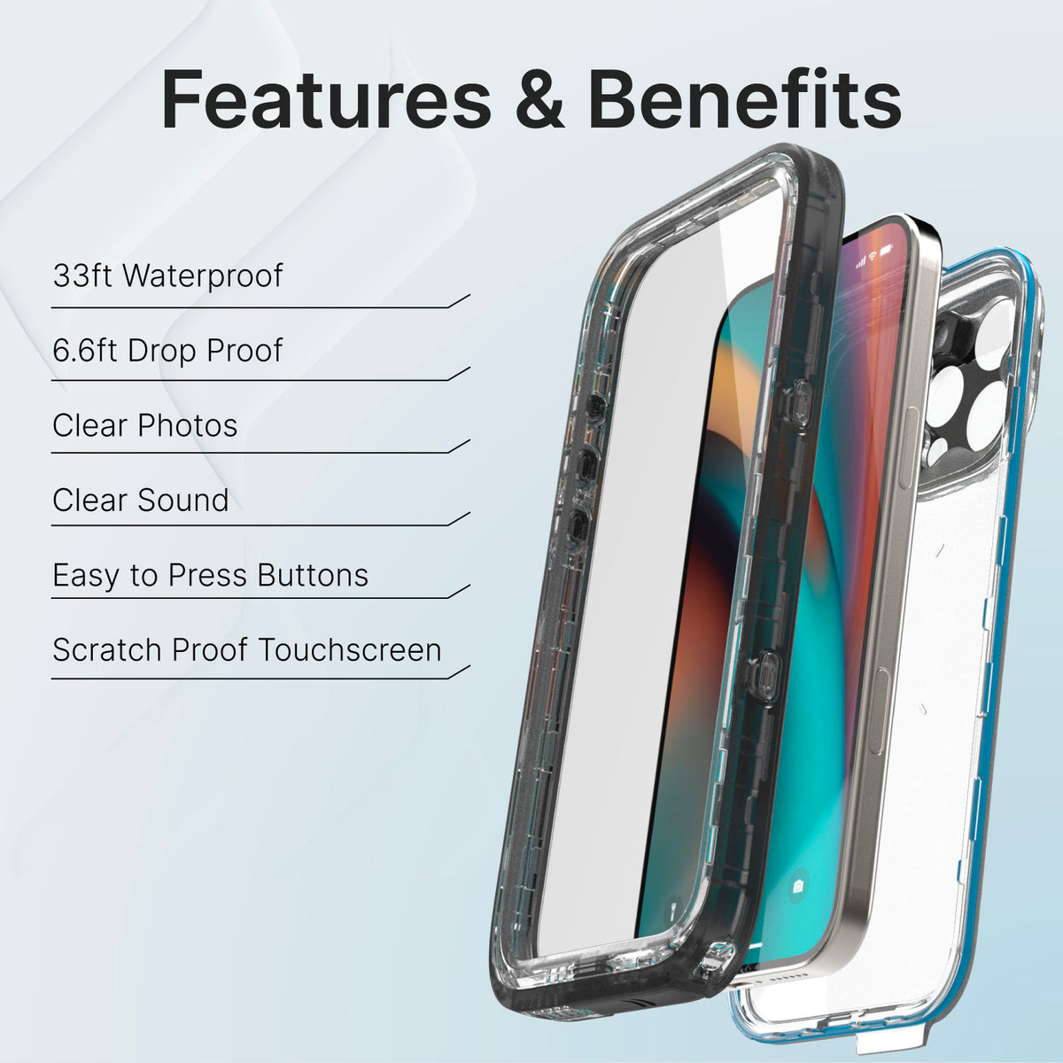 iPhone 16 Pro Max - Waterproof Case, Total Protection